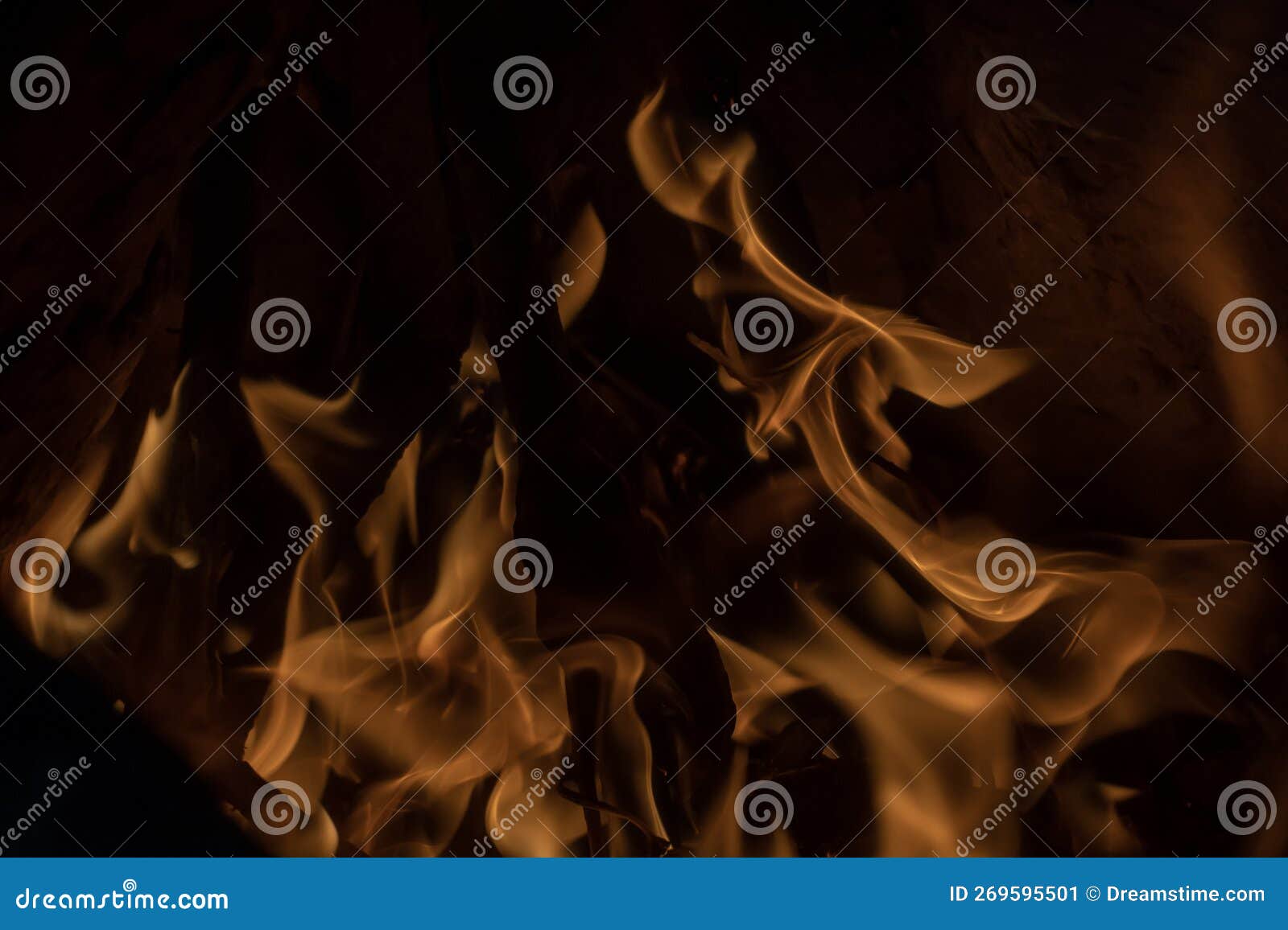 Fiery Background, Fire and Smoke after Fire Crackers Got Fire. Fire ...