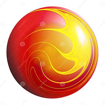 Fiery ball stock illustration. Illustration of decorative - 10796602