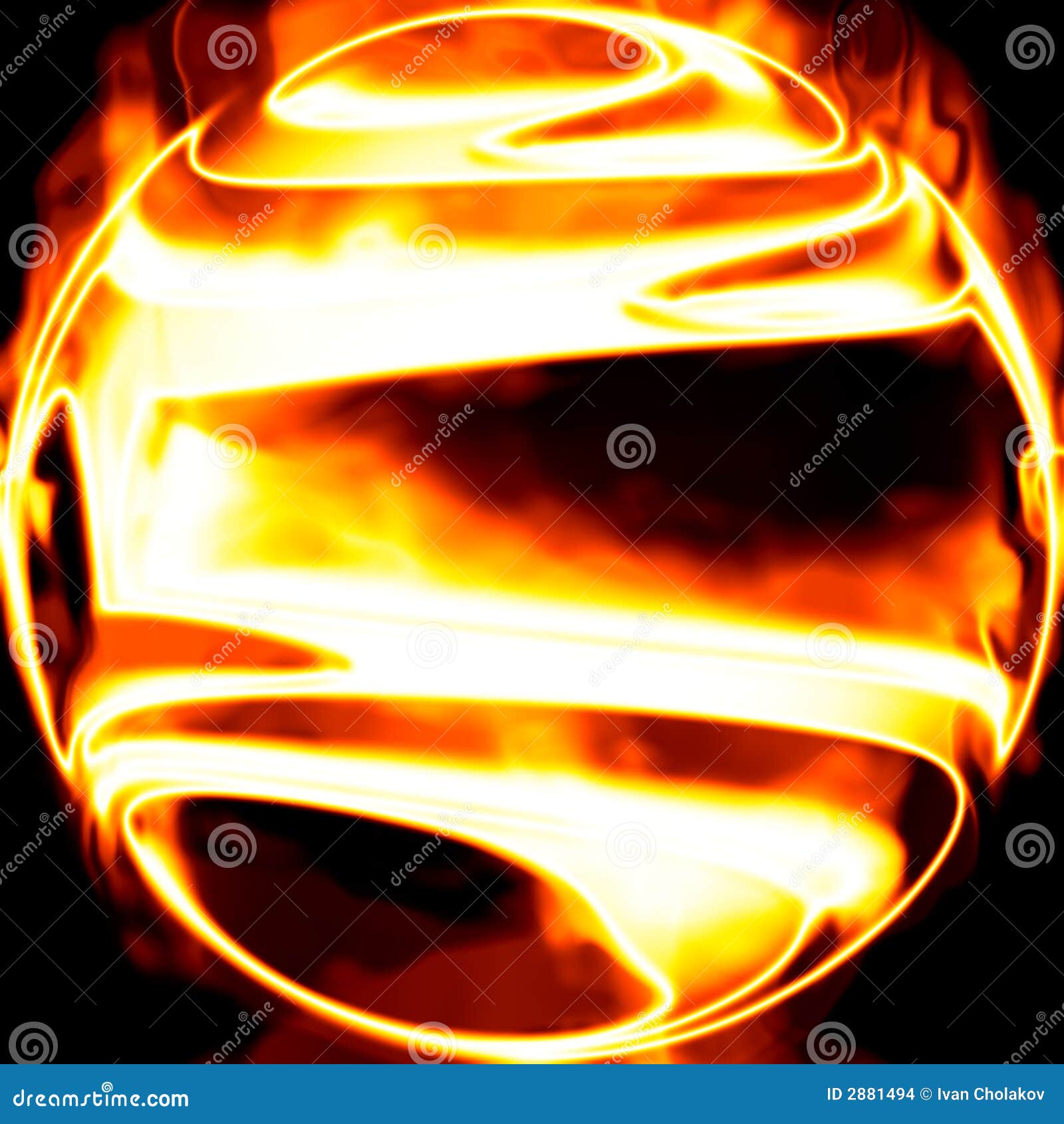 Fiery ball stock illustration. Illustration of clean, explosion - 2881494
