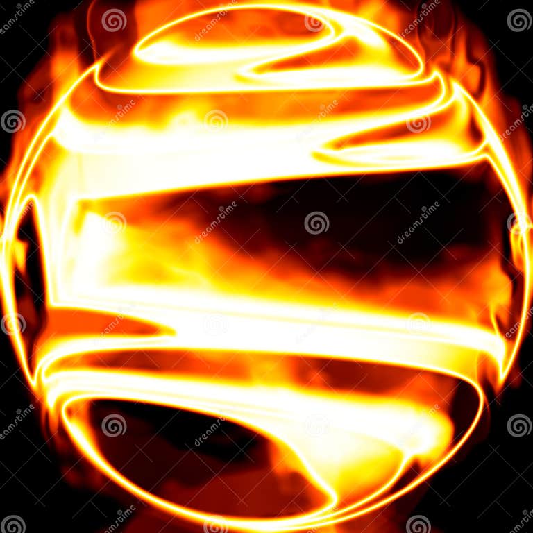 Fiery ball stock illustration. Illustration of clean, explosion - 2881494