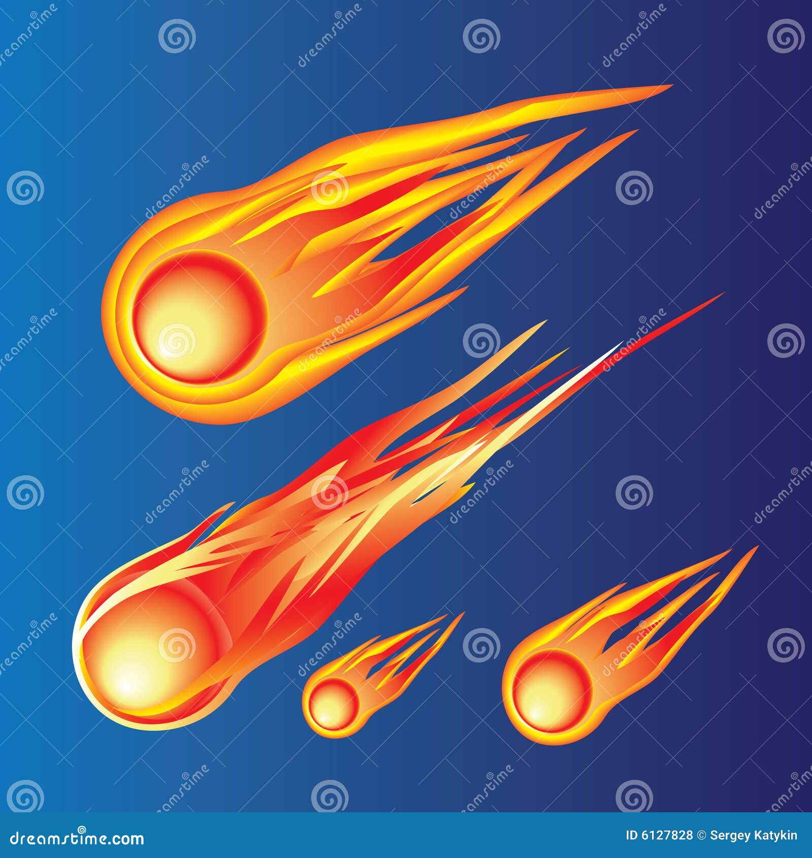 A fiery ball. stock vector. Illustration of fiery, blazing - 6127828