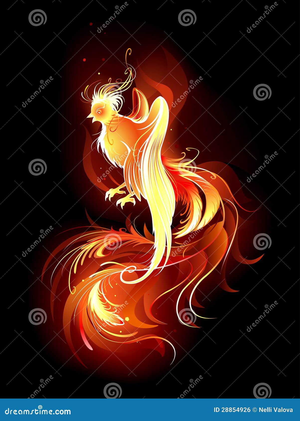 The Fiery Bird Of Icarus Stock Photo | CartoonDealer.com #279402606