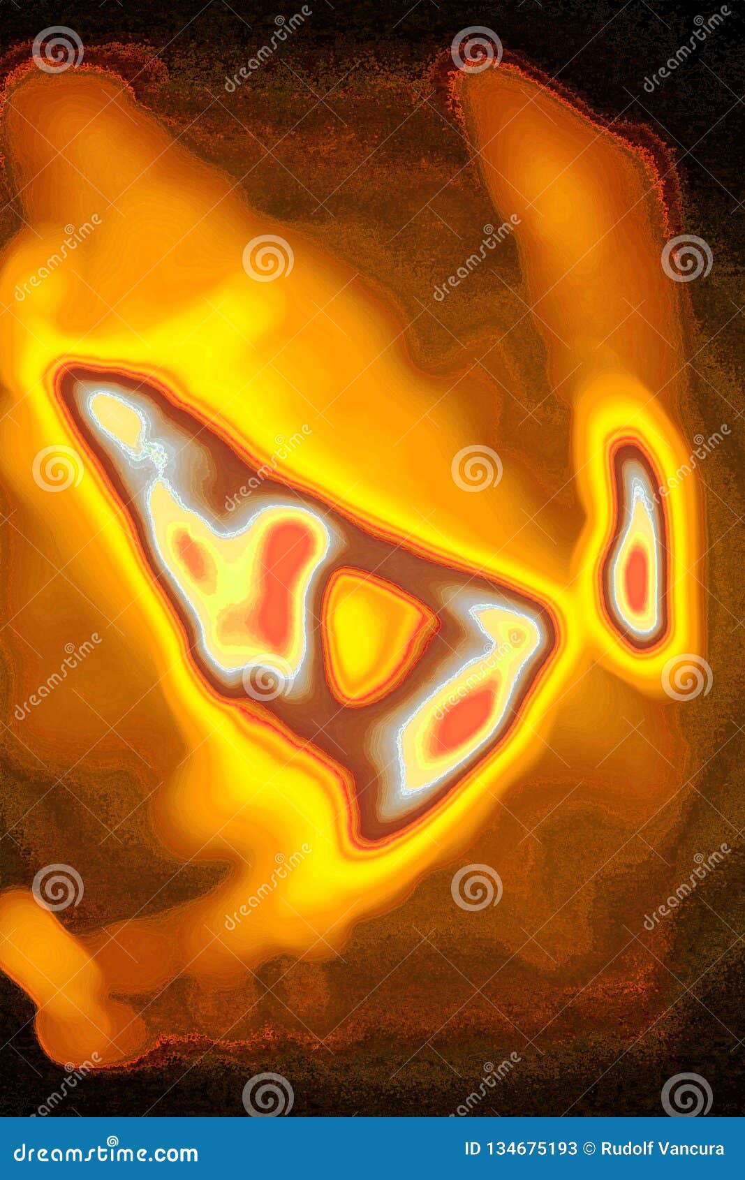 Fiery Blazing Abstract with Sparkling Colors Stock Illustration ...