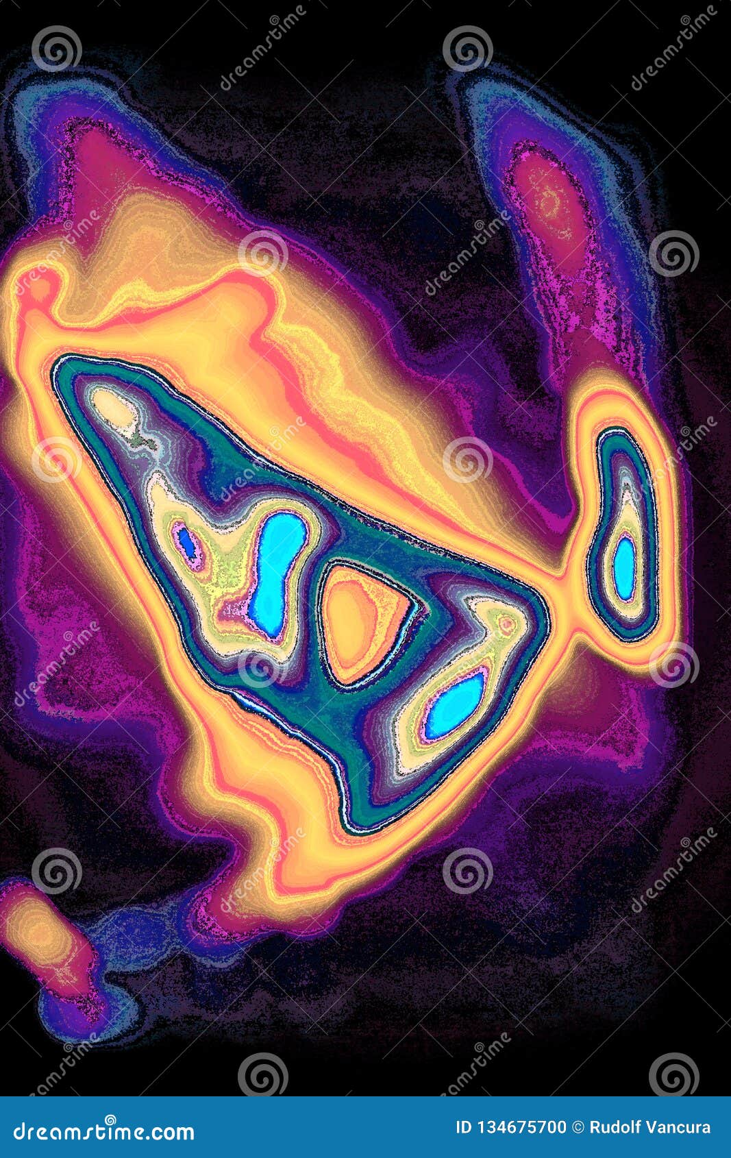 Fiery Blazing Abstract with Sparkling Colors Stock Illustration ...