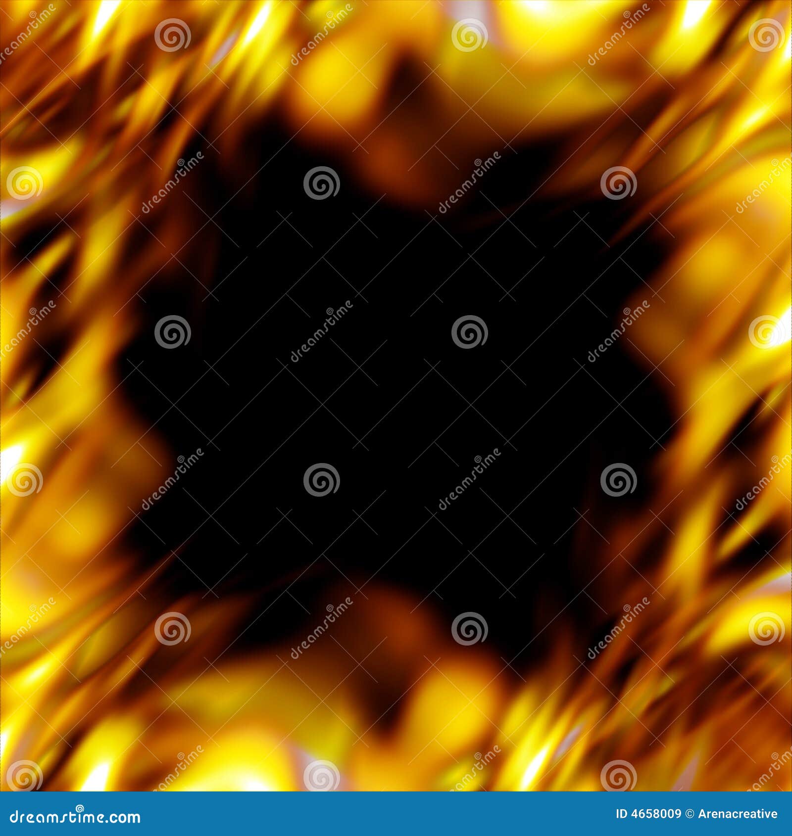 Fiery border stock illustration. Illustration of colors - 4658009