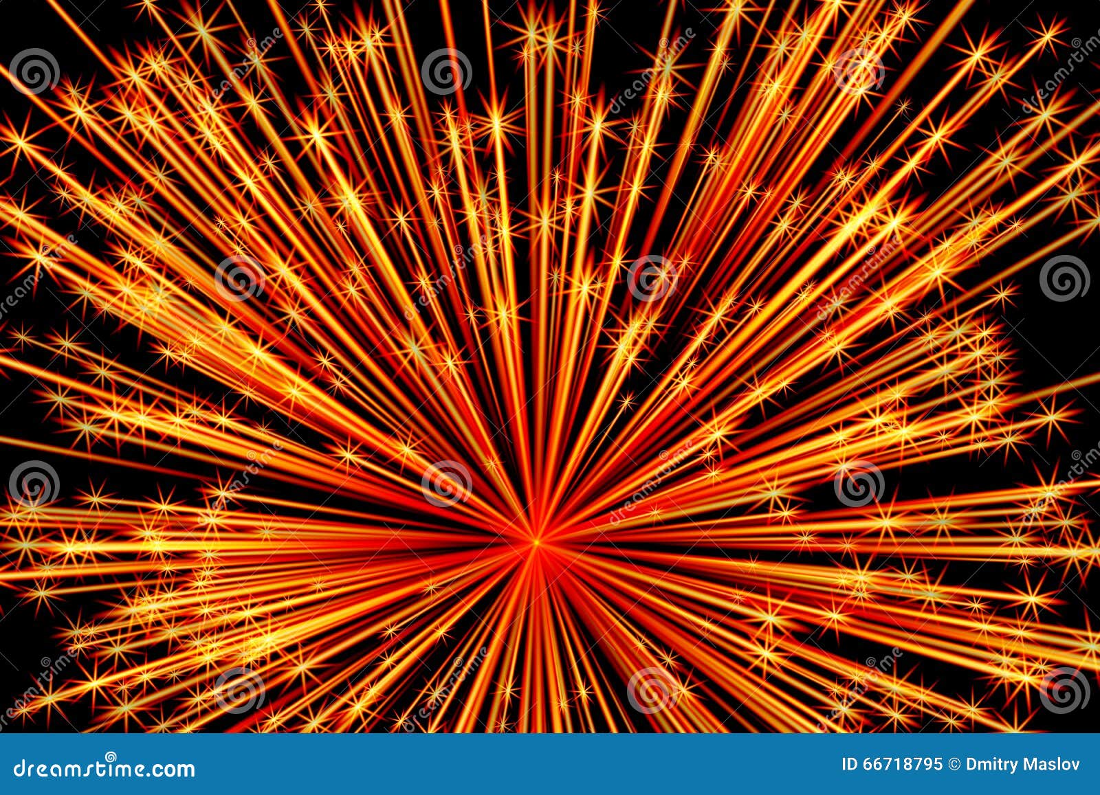 Fiery Burst stock vector. Illustration of heat, clip - 66718795