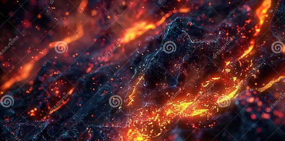 Fiery Chill. Vibrant and Dynamic Fire-themed Background Stock ...