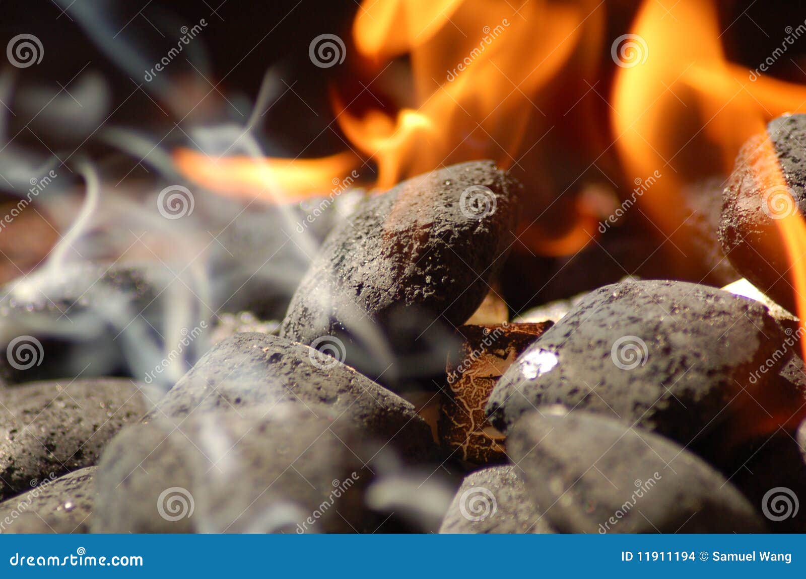 Fiery Coal stock photo. Image of burn, burning, background - 11911194