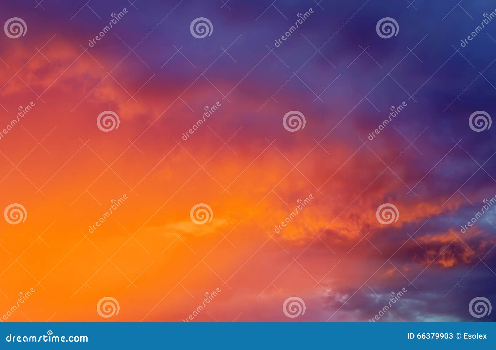 Fiery colorful sunset sky. stock image. Image of colorful - 66379903