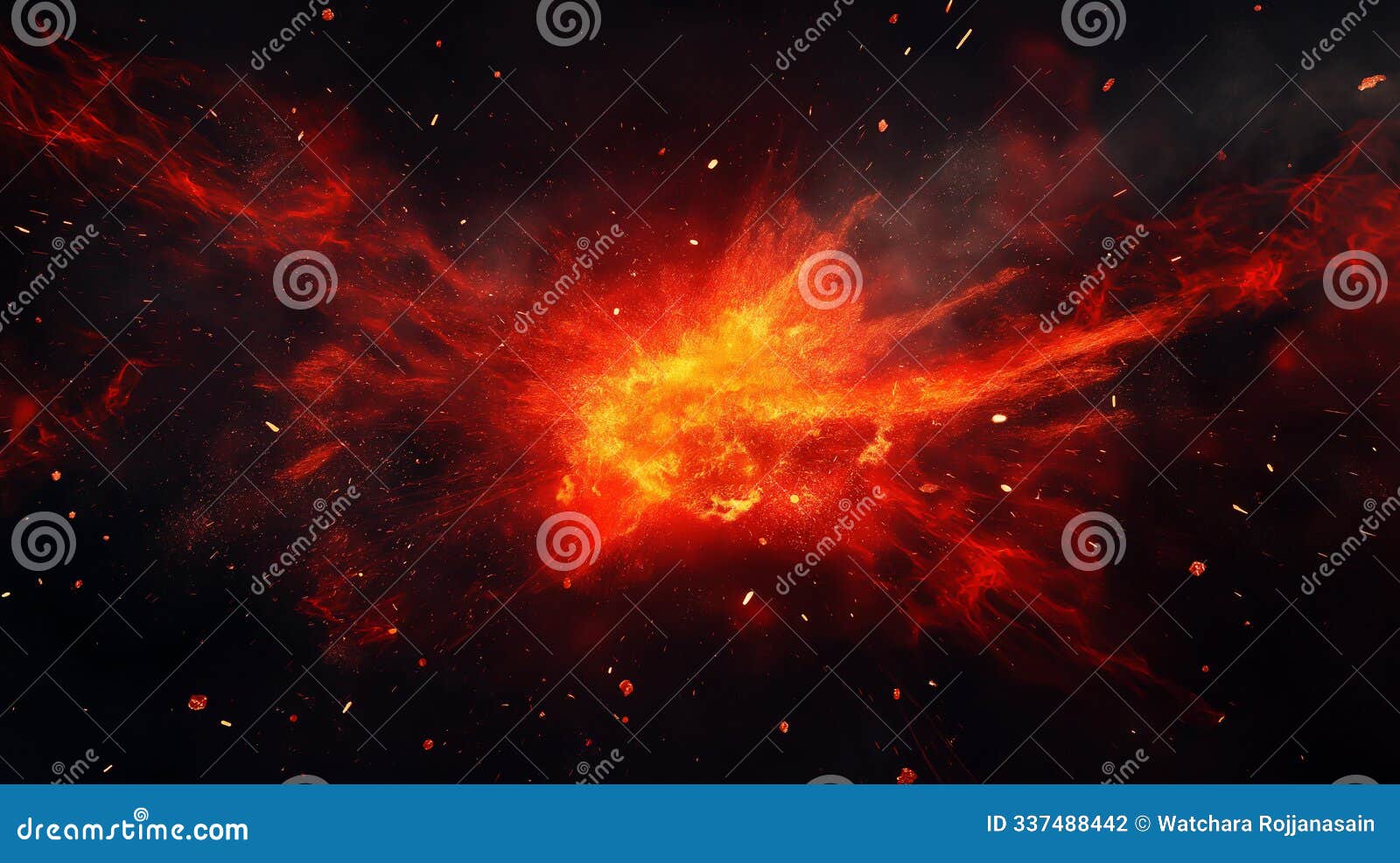 Cosmic Explosion In Deep Space Royalty-Free Stock Photo | CartoonDealer ...