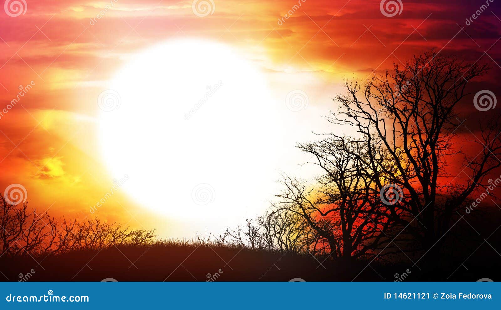 Fiery dawn stock image. Image of back, descriptive, dawn - 14621121