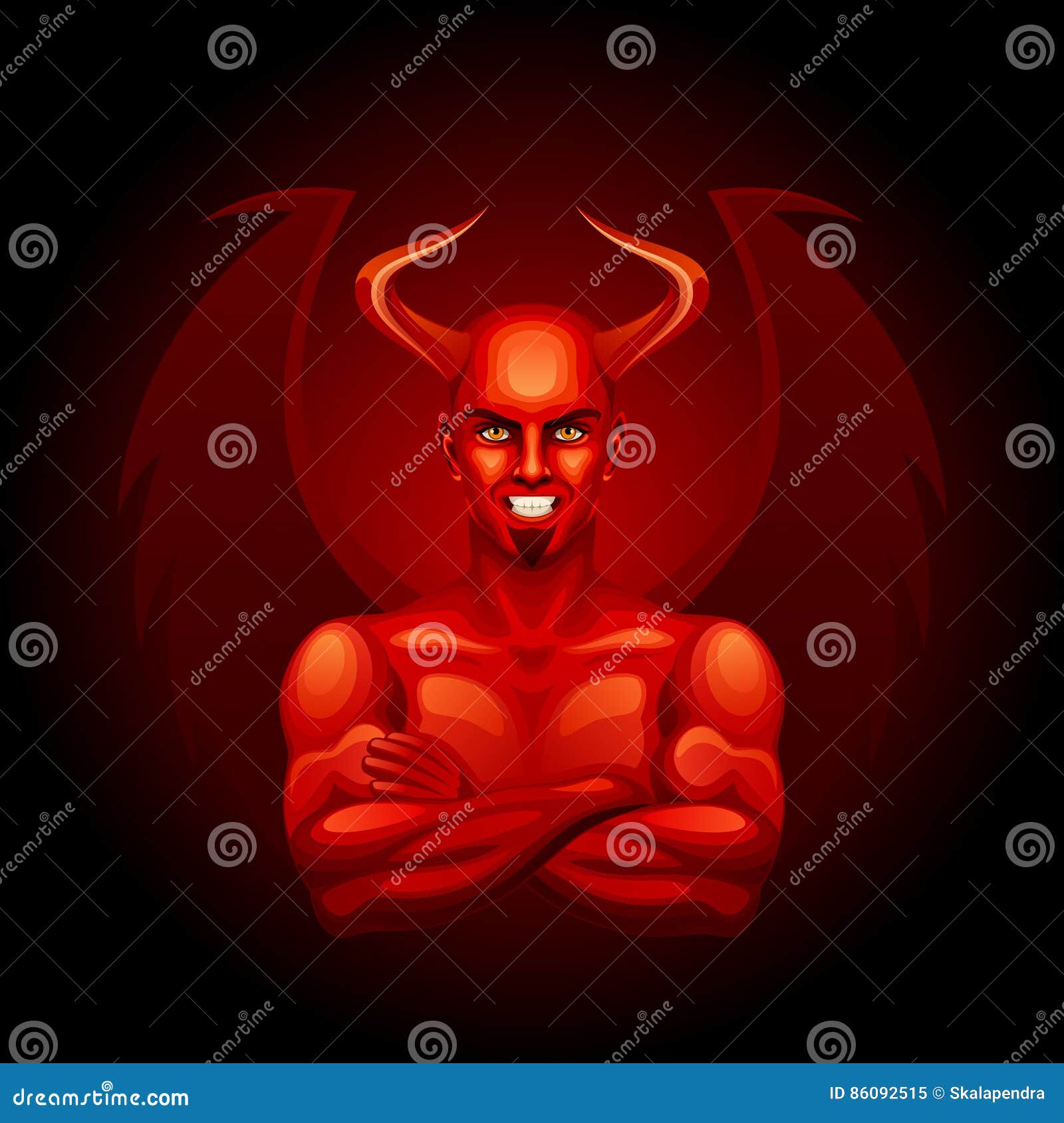 Fiery Evil Woman Royalty-Free Cartoon | CartoonDealer.com #14297981