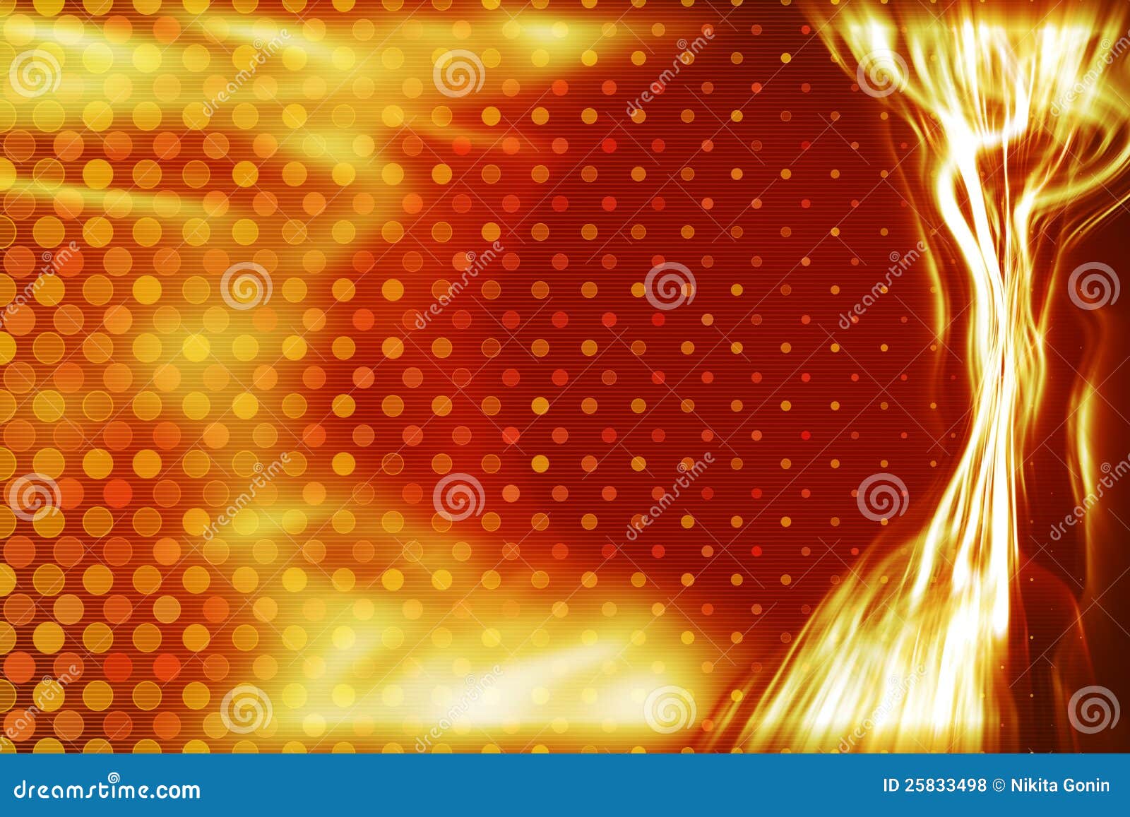 Fiery Energy Light Beam Background Stock Illustration - Illustration of ...