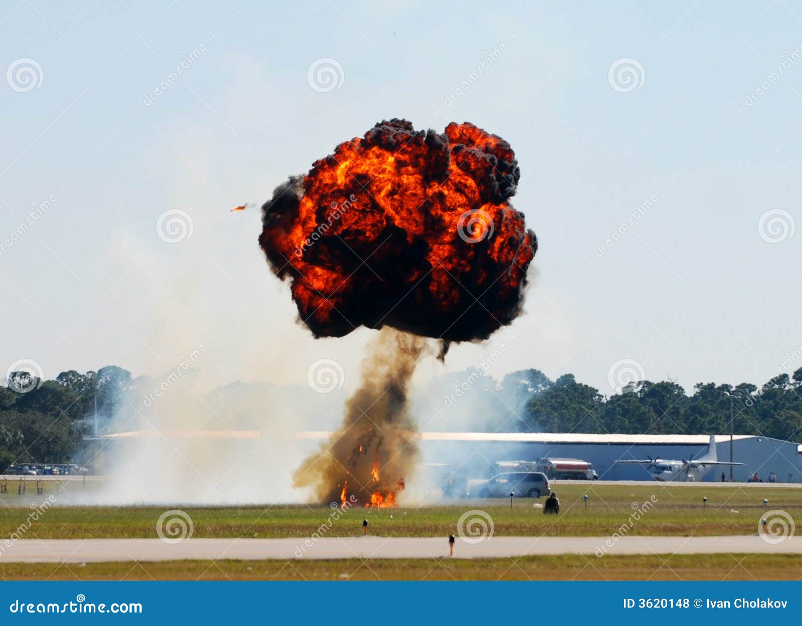 Fiery explosion stock photo. Image of explode, pyromania - 3620148