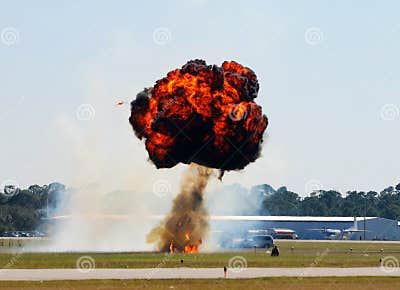 Fiery explosion stock photo. Image of explode, pyromania - 3620148