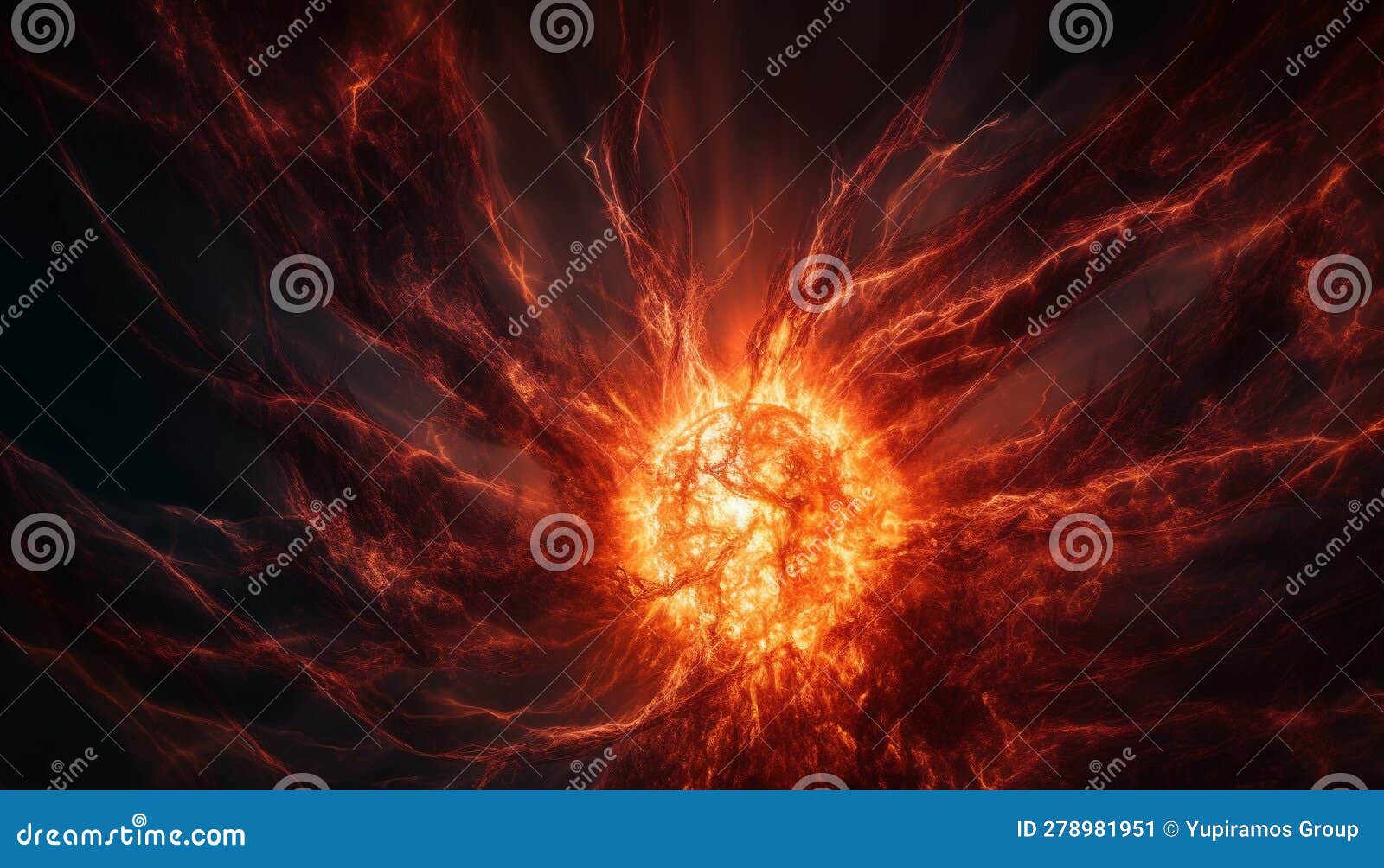 The Fiery Explosion of a Galaxy, a Natural Phenomenon Illuminated ...