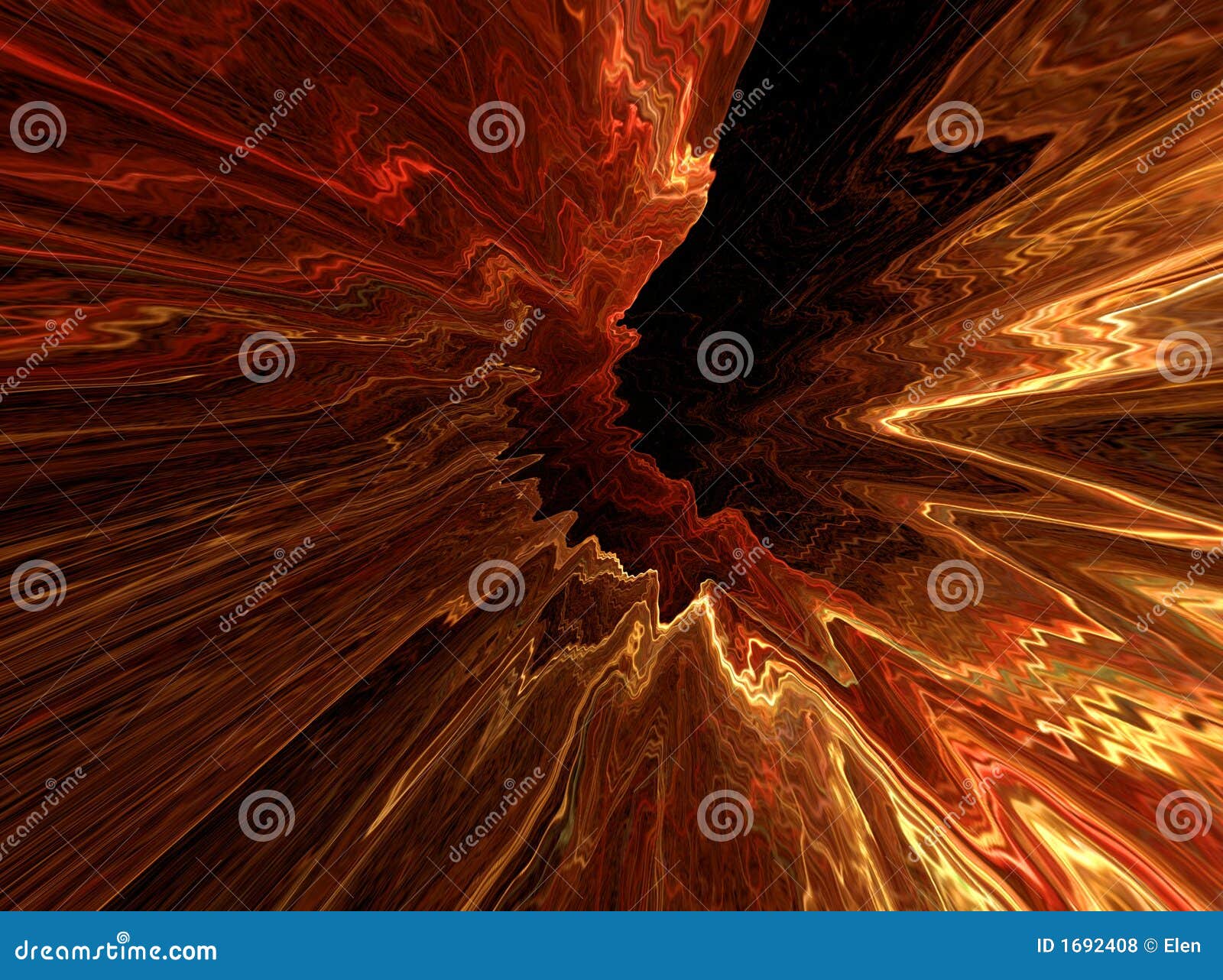 Fiery fantasy stock illustration. Illustration of black - 1692408