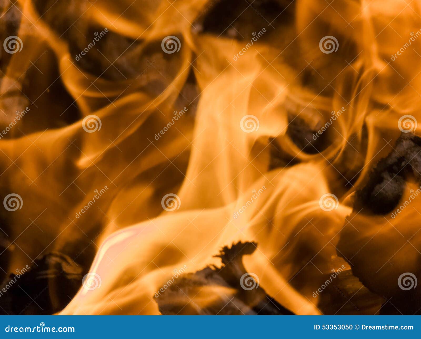 Fiery fire stock photo. Image of branch, barbecue, dangerous - 53353050