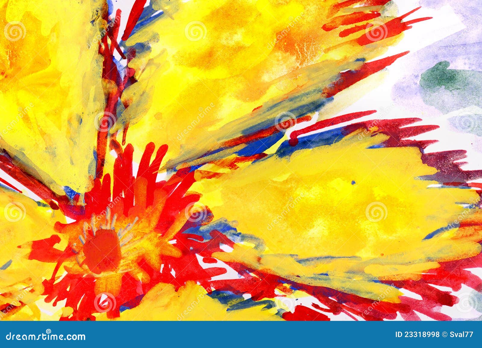 Fiery Flower Stock Image | CartoonDealer.com #2108755