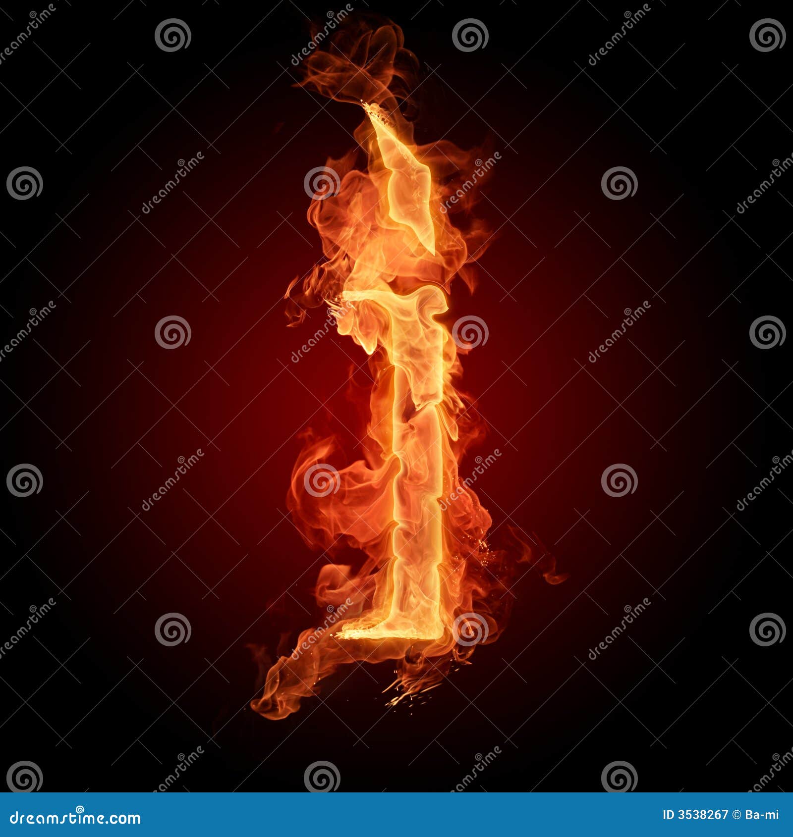 Fiery font stock illustration. Illustration of burn, blazing - 3538267