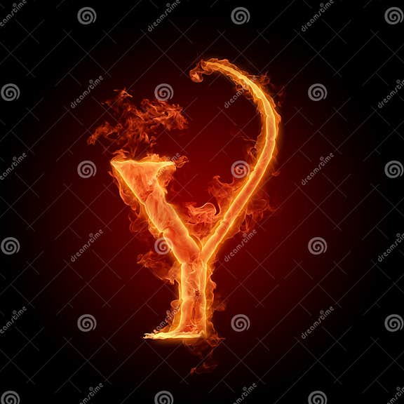 Fiery font stock illustration. Illustration of passion - 3538350