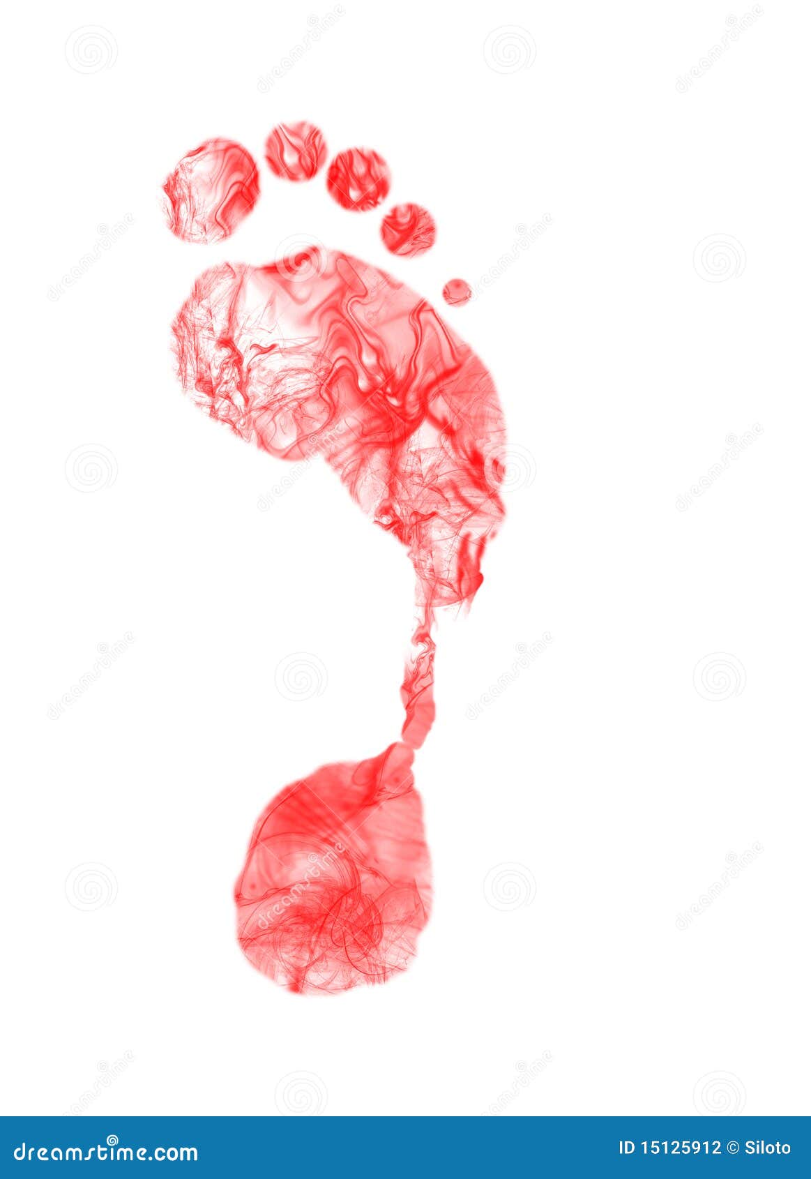 Fiery foot print stock illustration. Illustration of tracks - 15125912