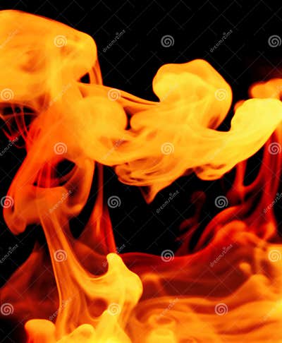 Fiery gaseous forms stock image. Image of funky, organic - 910931