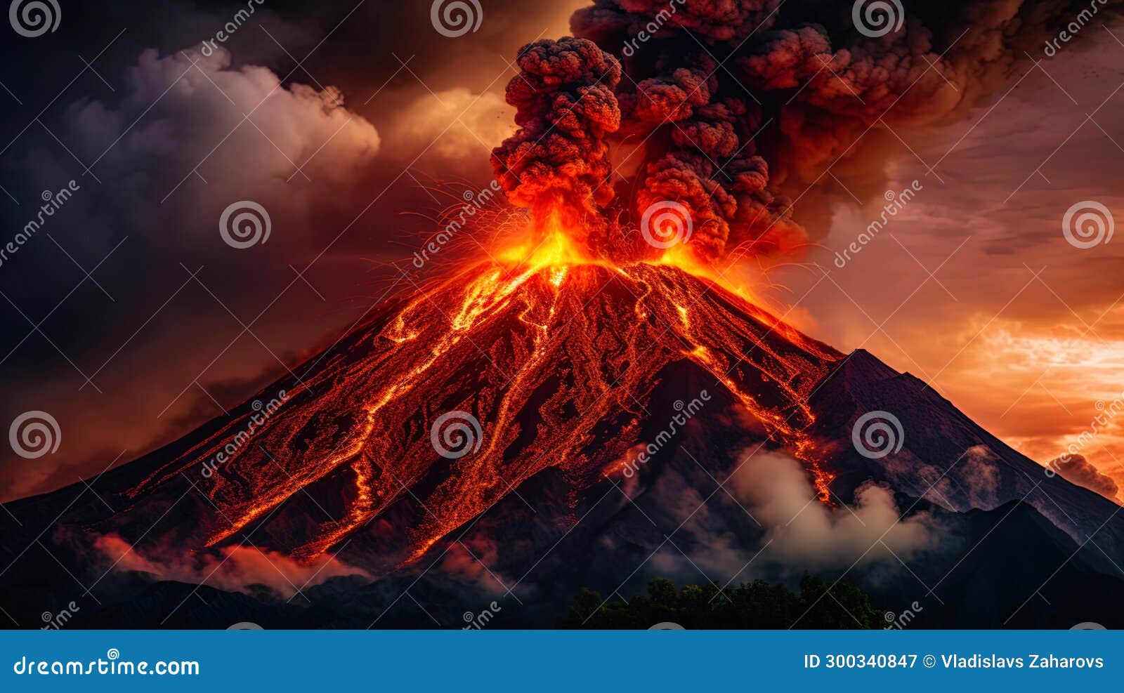 Volcano Explodes Stock Illustrations – 4 Volcano Explodes Stock ...