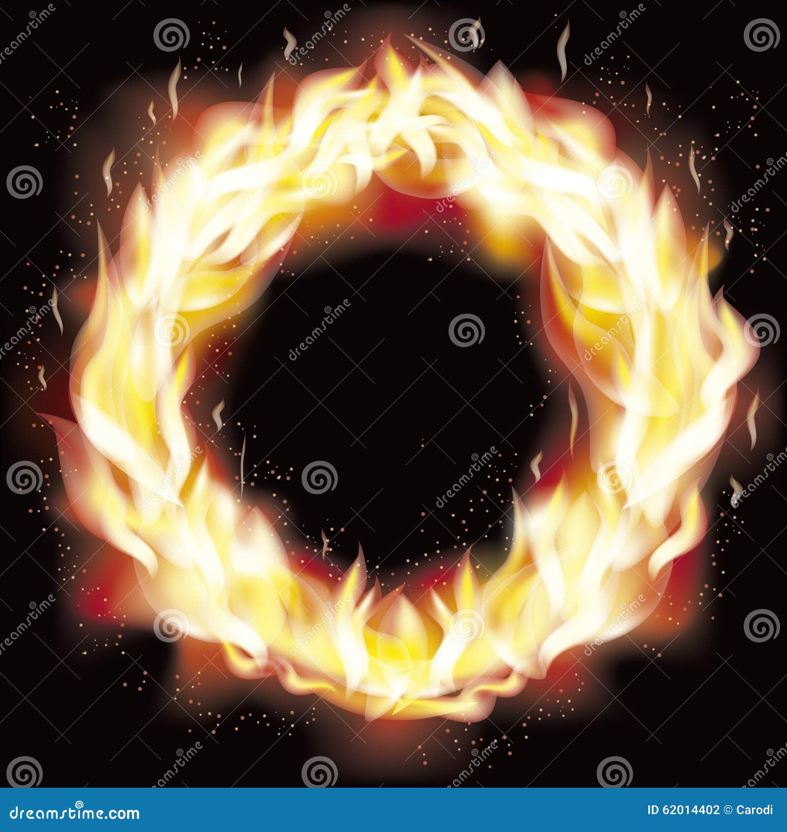 Fiery Glossy Abstract Background, Vector Stock Vector - Illustration of ...