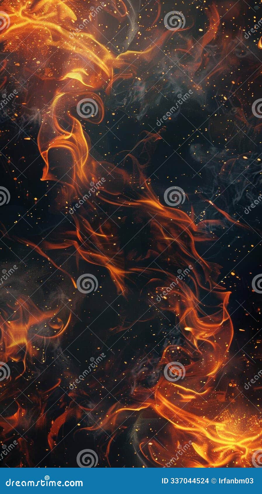 Fiery Inferno. Vibrant and Dynamic Fire Backgrounds Concept Stock ...