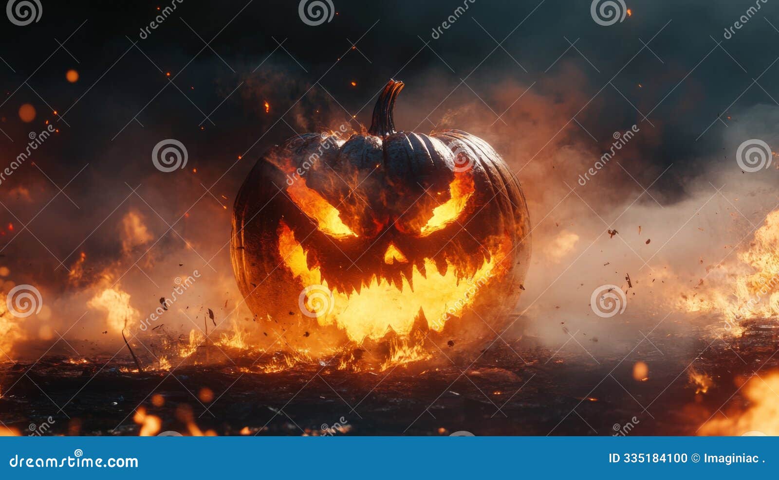 Blazing Inferno: The Wrath Of A Forest Fire Royalty-Free Stock Image ...
