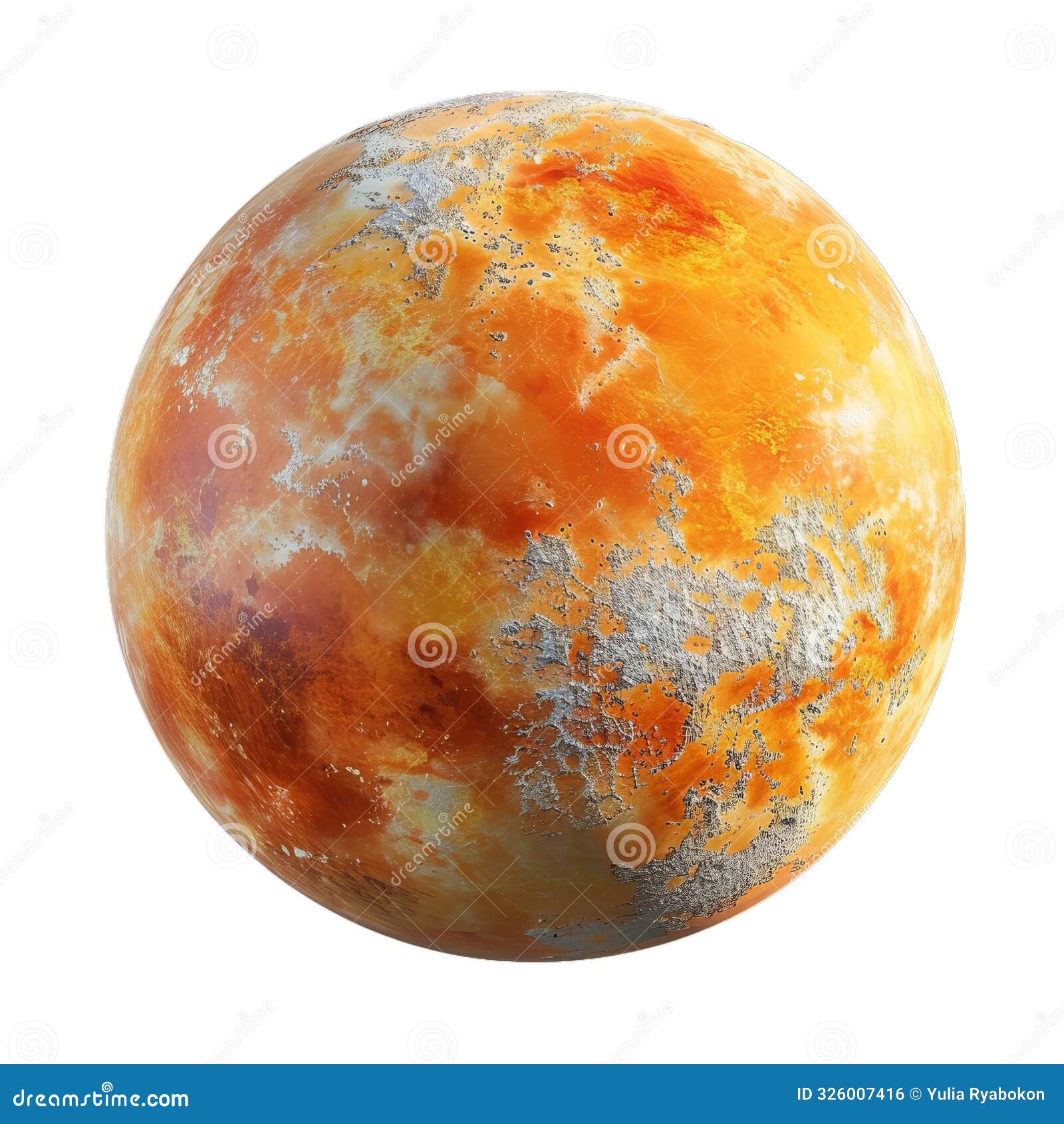 Fiery Lava Planet Texture on Transparent Background Stock Photo ...