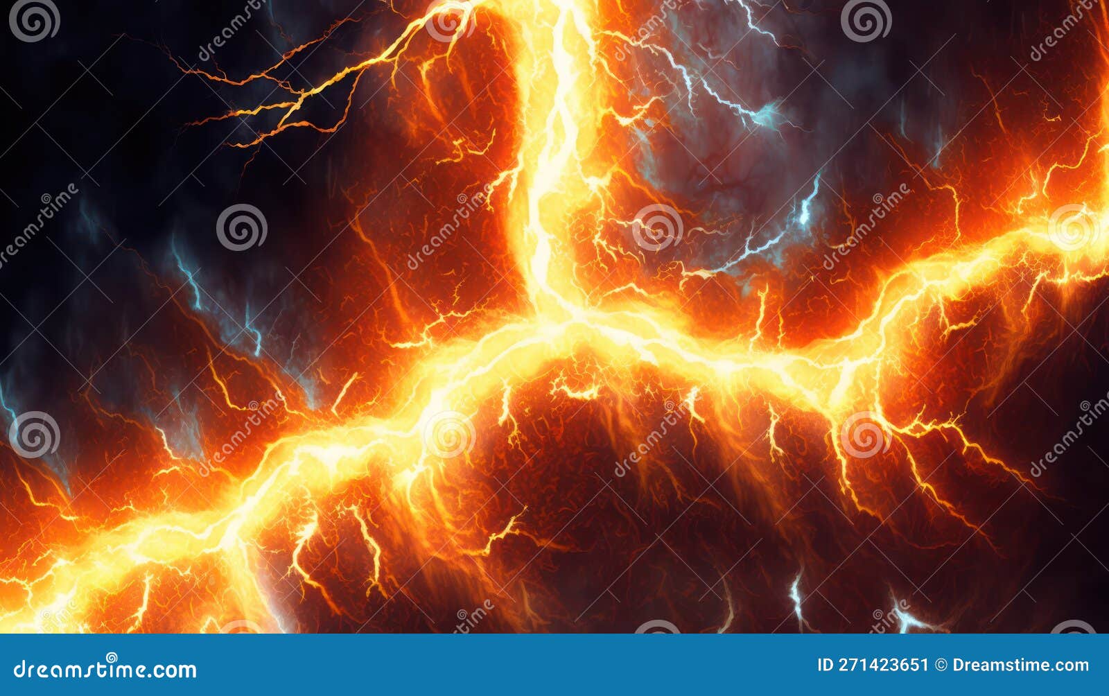 Fiery Lightning Einstein`s Mass-energy Equivalence Stock Image ...