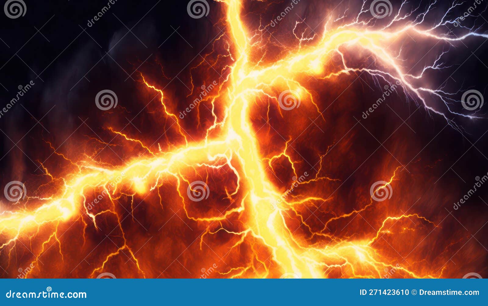 Fiery Lightning Einstein`s Mass-energy Equivalence Stock Image ...