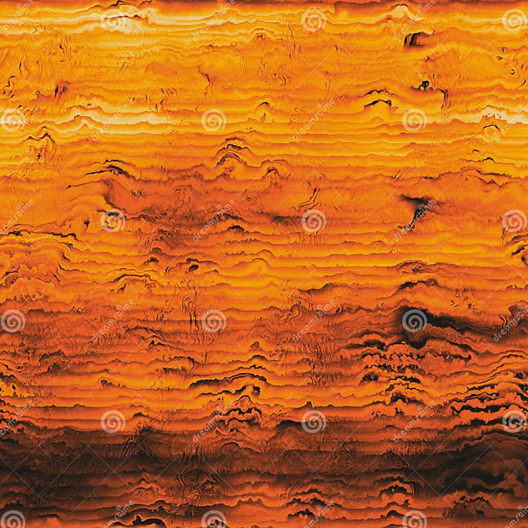 Fiery Liquid Texture with Black Streaks Stock Illustration ...