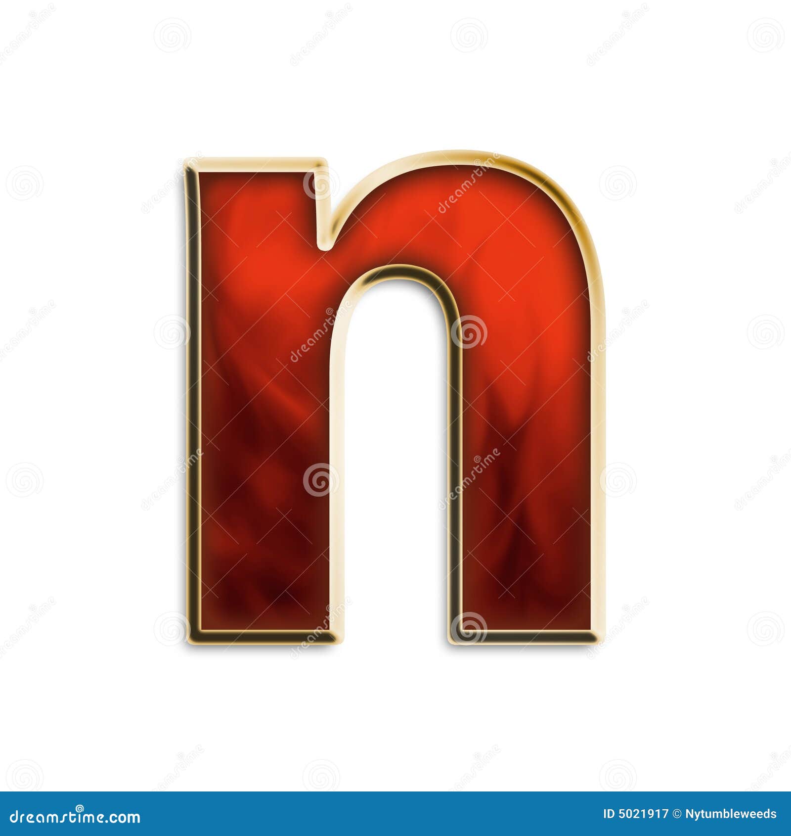 Fiery lowercase n stock illustration. Illustration of lowercase - 5021917