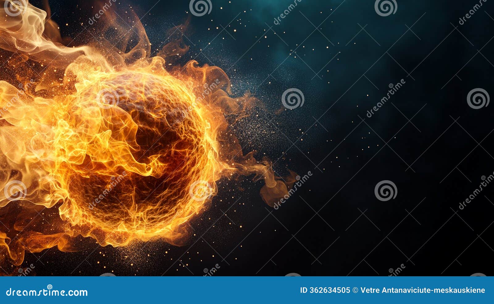 Fiery Meteor stock image. Image of vibrant, wonder, explosive - 362634505