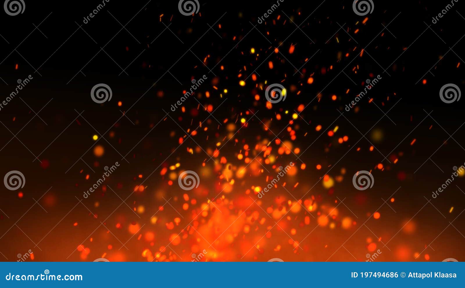 Fire Embers Particles Texture Overlays . Burn Effect On Isolated Black ...
