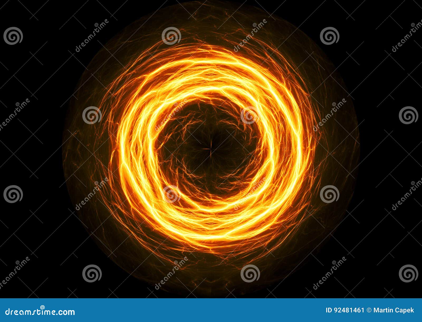 Fiery Lightning Einstein`s Mass-energy Equivalence Stock Image ...