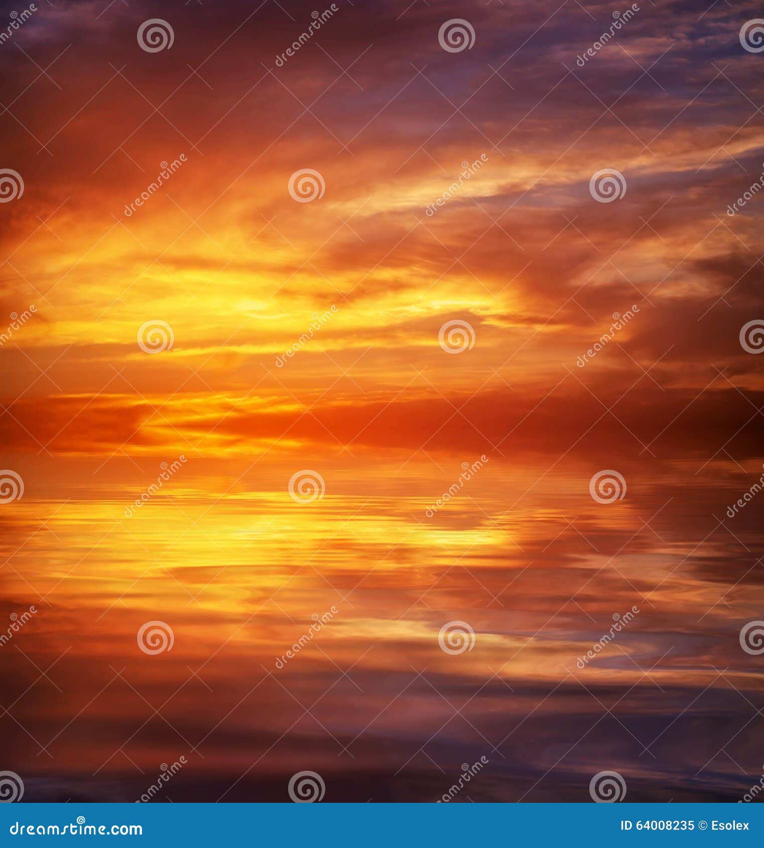 Fiery Orange Sunset Sky. Stock Photography | CartoonDealer.com #41501048