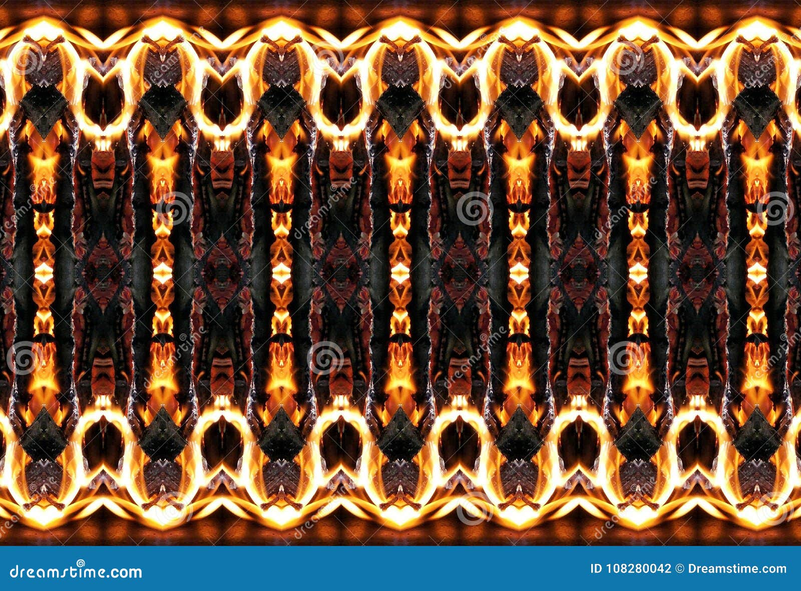 Fiery patterns. stock illustration. Illustration of fire - 108280042