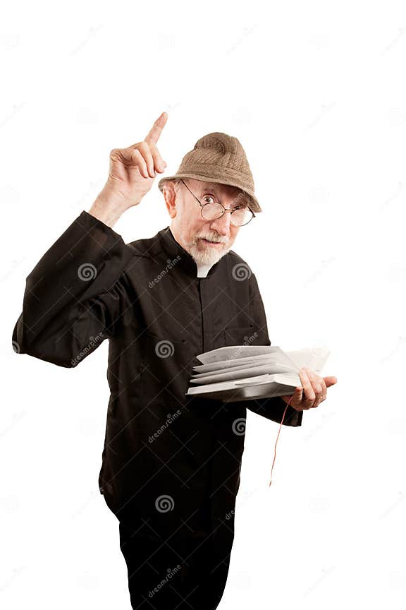 Fiery Priest stock image. Image of mustache, priest, admonish - 12891645