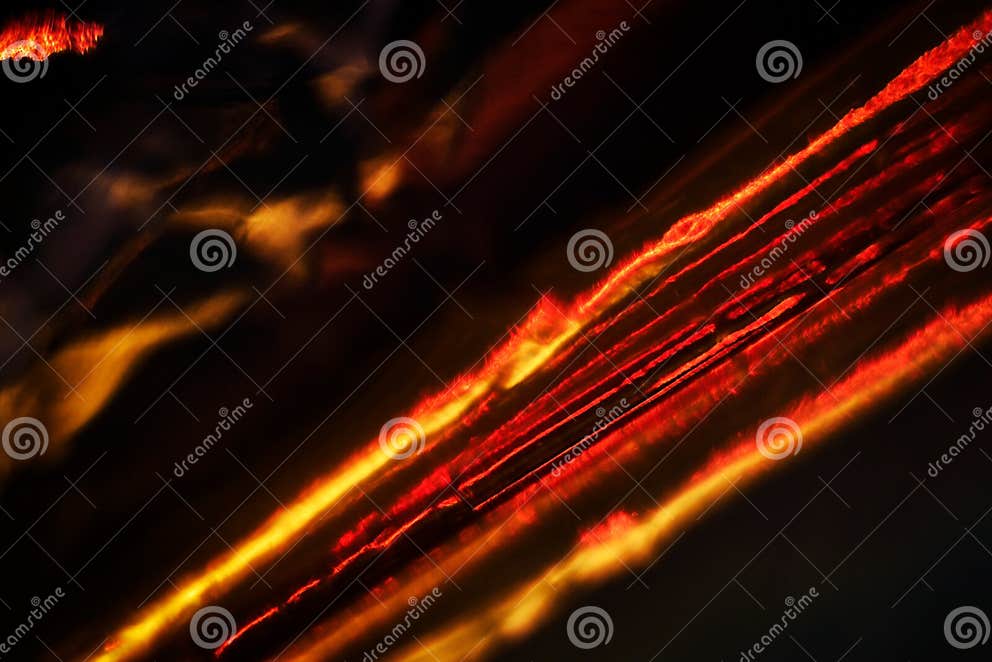 Fiery Red Lines on a Black Bg, Abstract Background Stock Image - Image ...