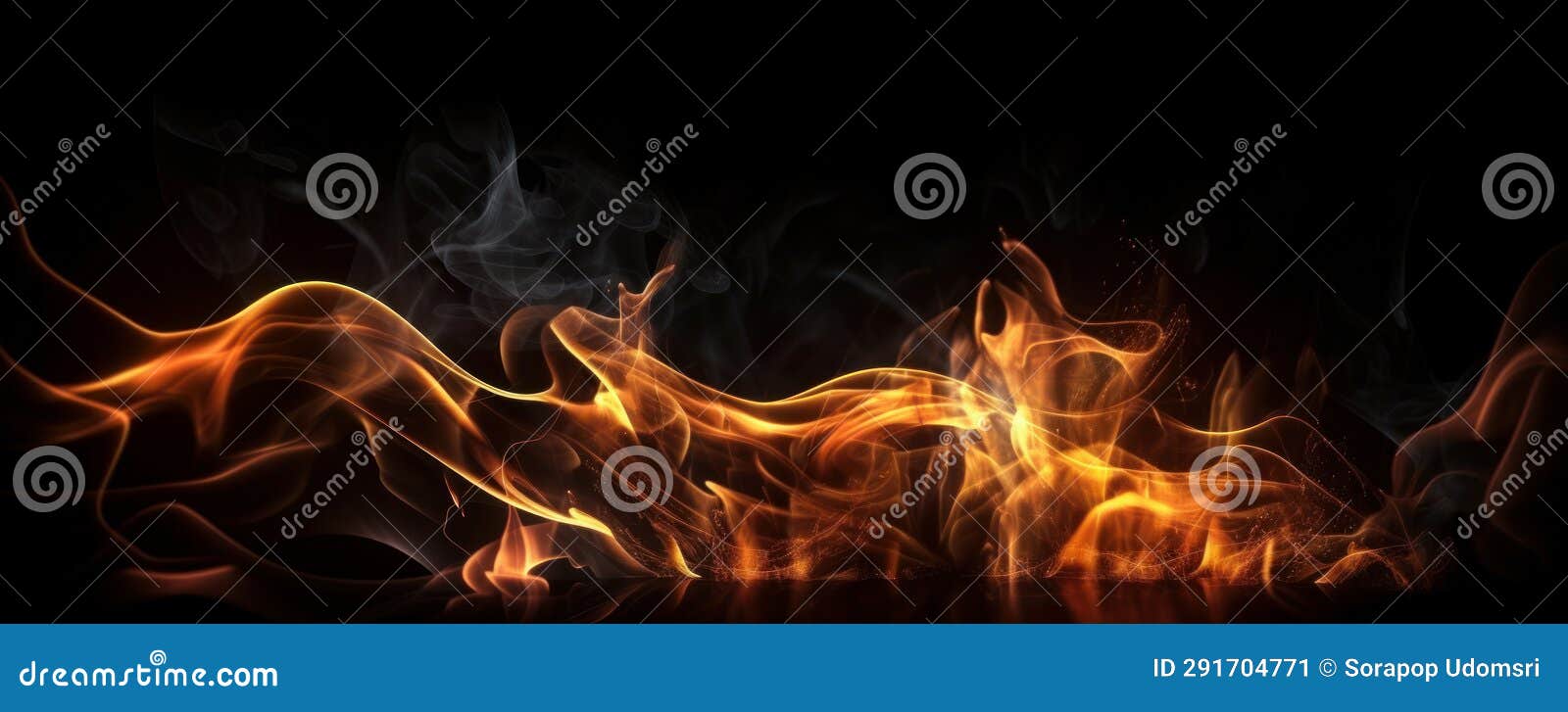 Fiery Red and Orange Flames Creating an Intense Abstract Pattern on a ...