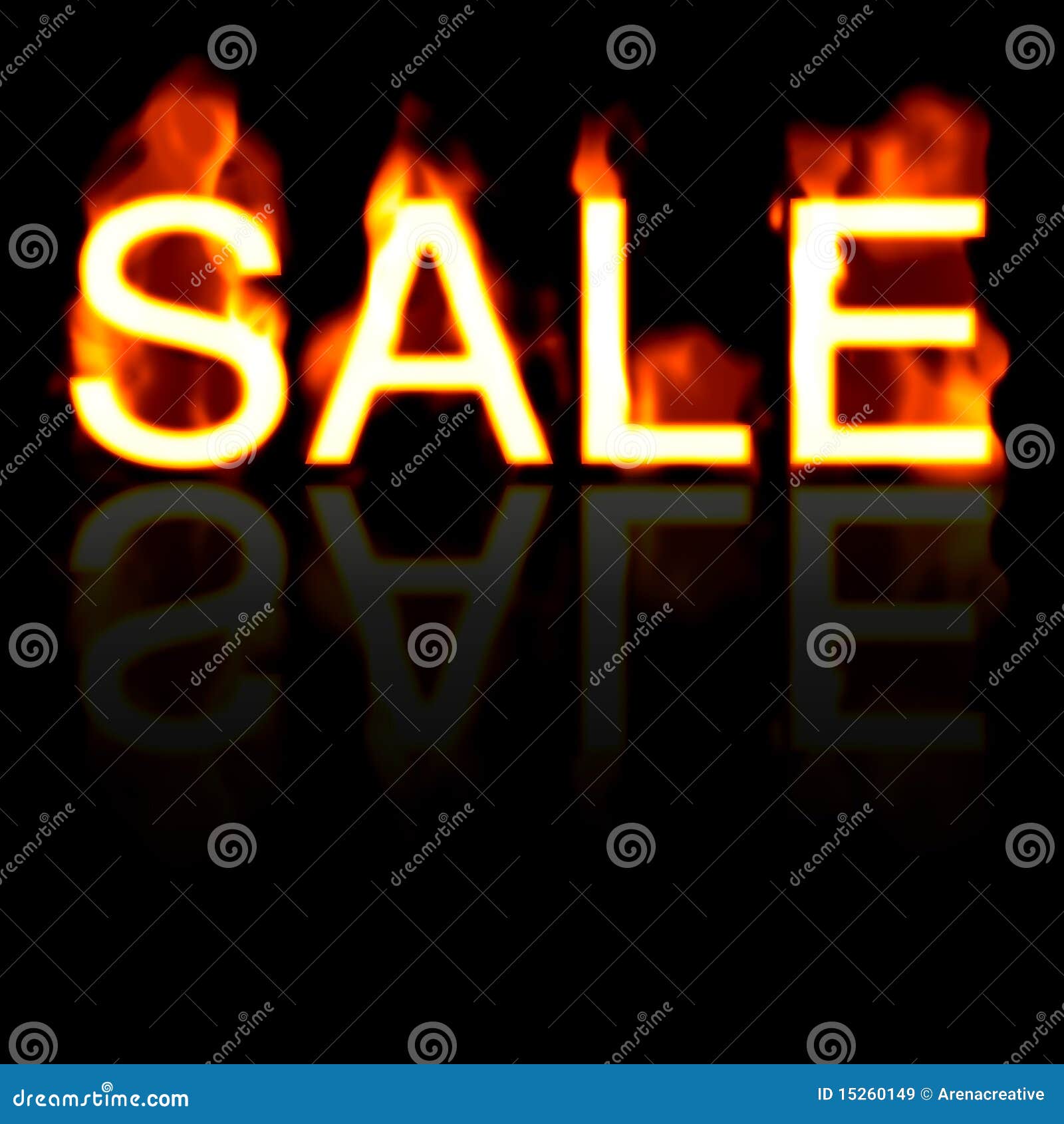 Fiery SALE Sign stock illustration. Illustration of fiery - 15260149