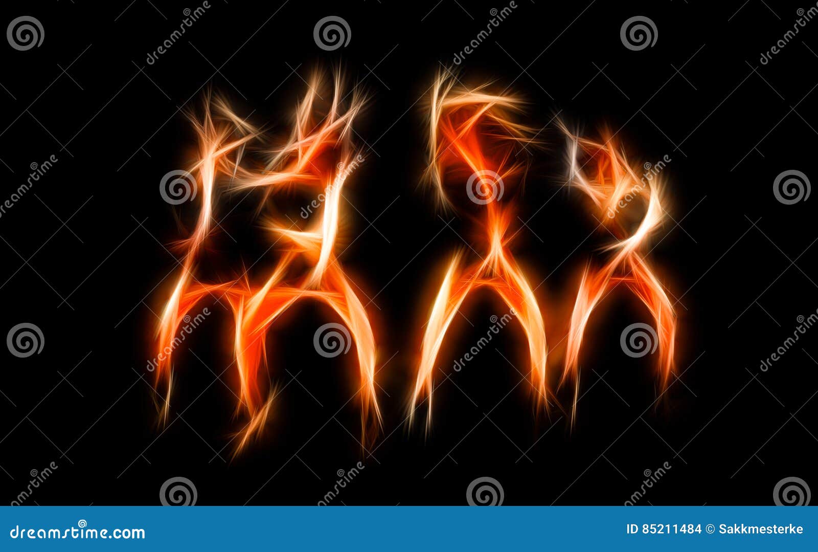 Fiery Woman Background Cartoon Vector | CartoonDealer.com #1322509