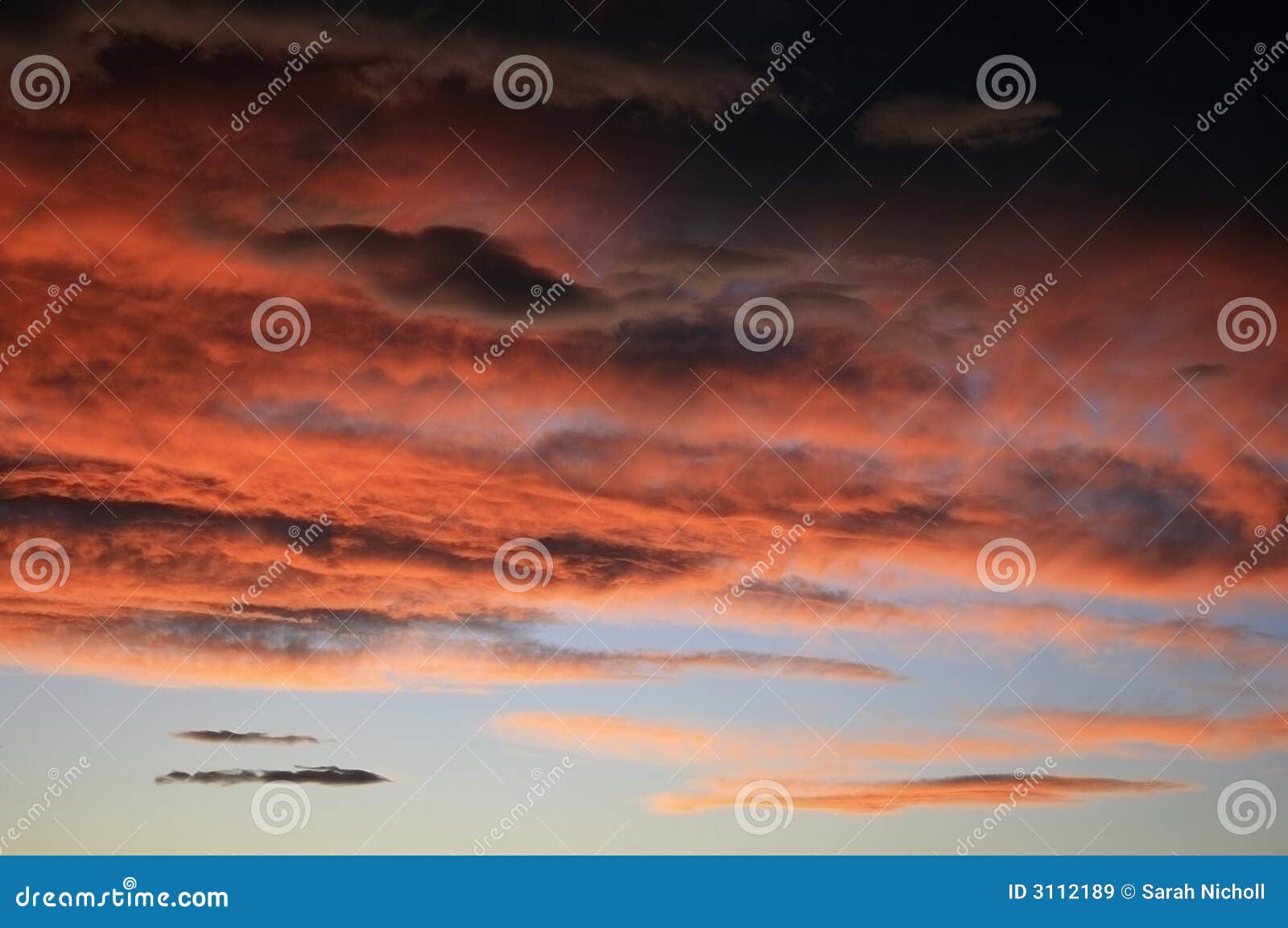 Fiery Sky Picture. Image: 3112189
