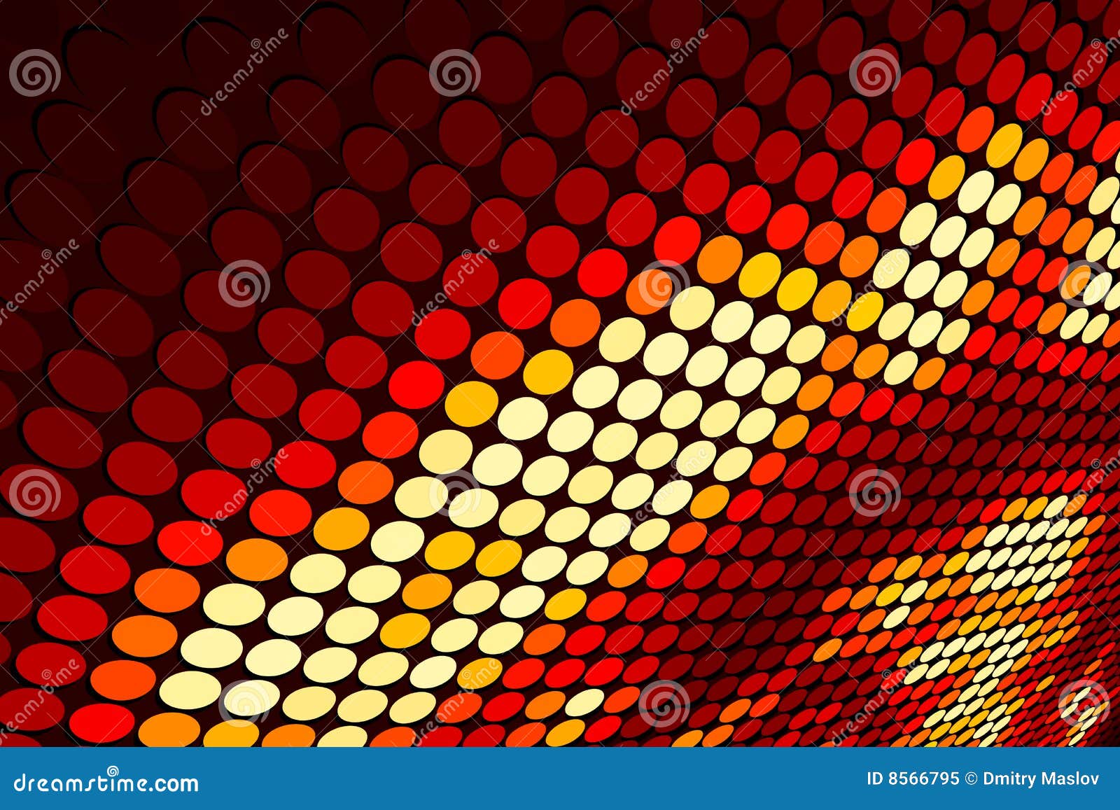 Fiery Spot Pattern Picture. Image: 8566795