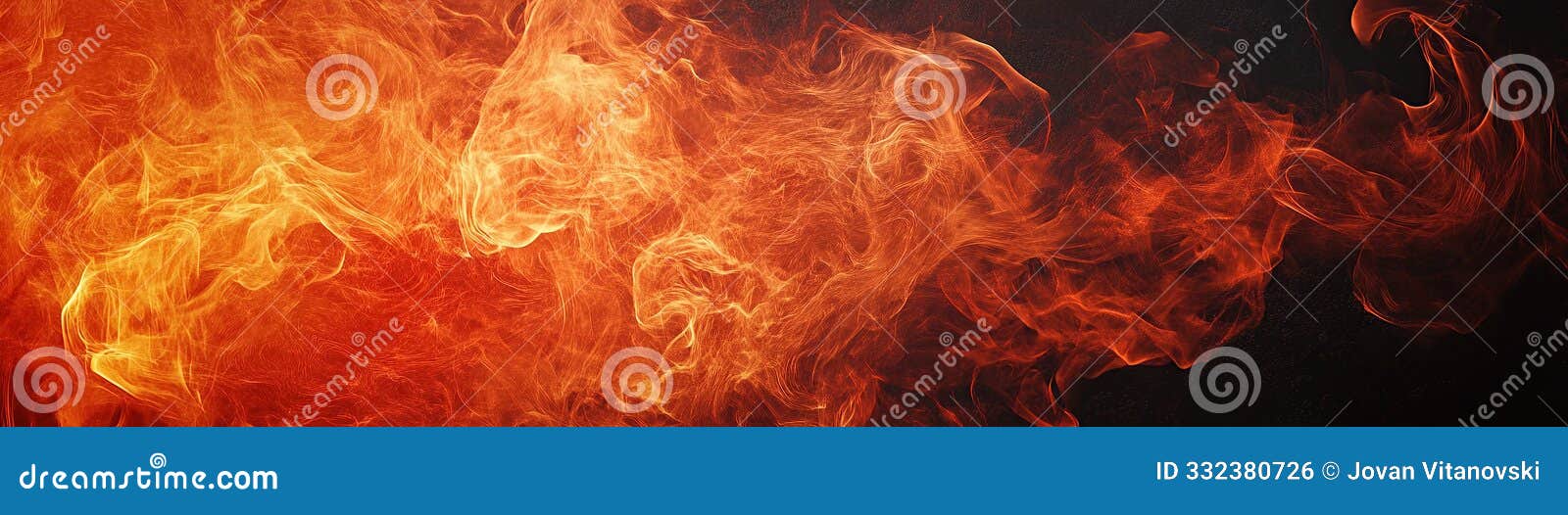 Fiery Texture with Dramatic Flames on Black Background Stock ...