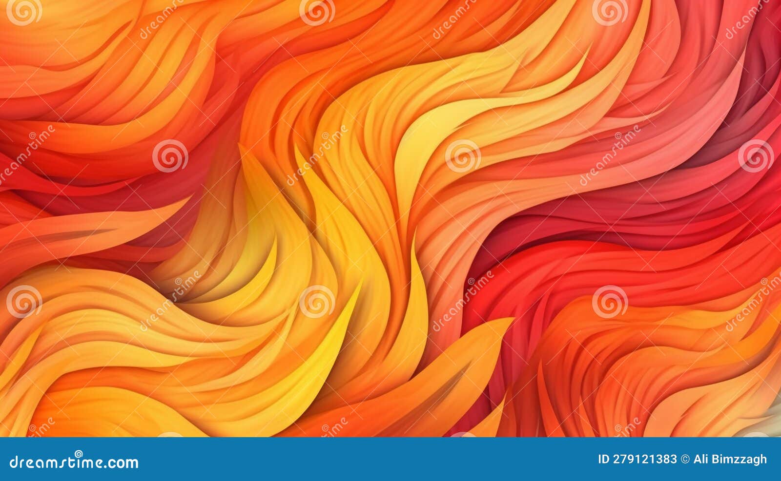 Dynamic Wallpaper Featuring Fiery Shades of Red, Orange, and Yellow ...
